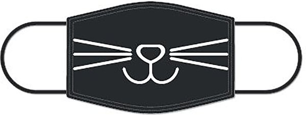 NATURAL BLUE Cat Print Face Mask - Chewy.com