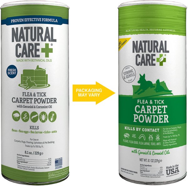 NATURAL CARE Flea & Tick Carpet Powder, 9-oz - Chewy.com