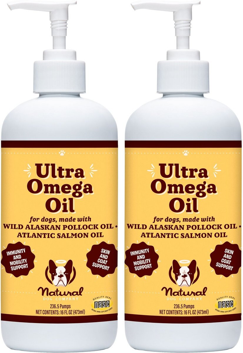 Discontinued - NATURAL DOG COMPANY Ultra Omega Oil Supplement for Dogs ...