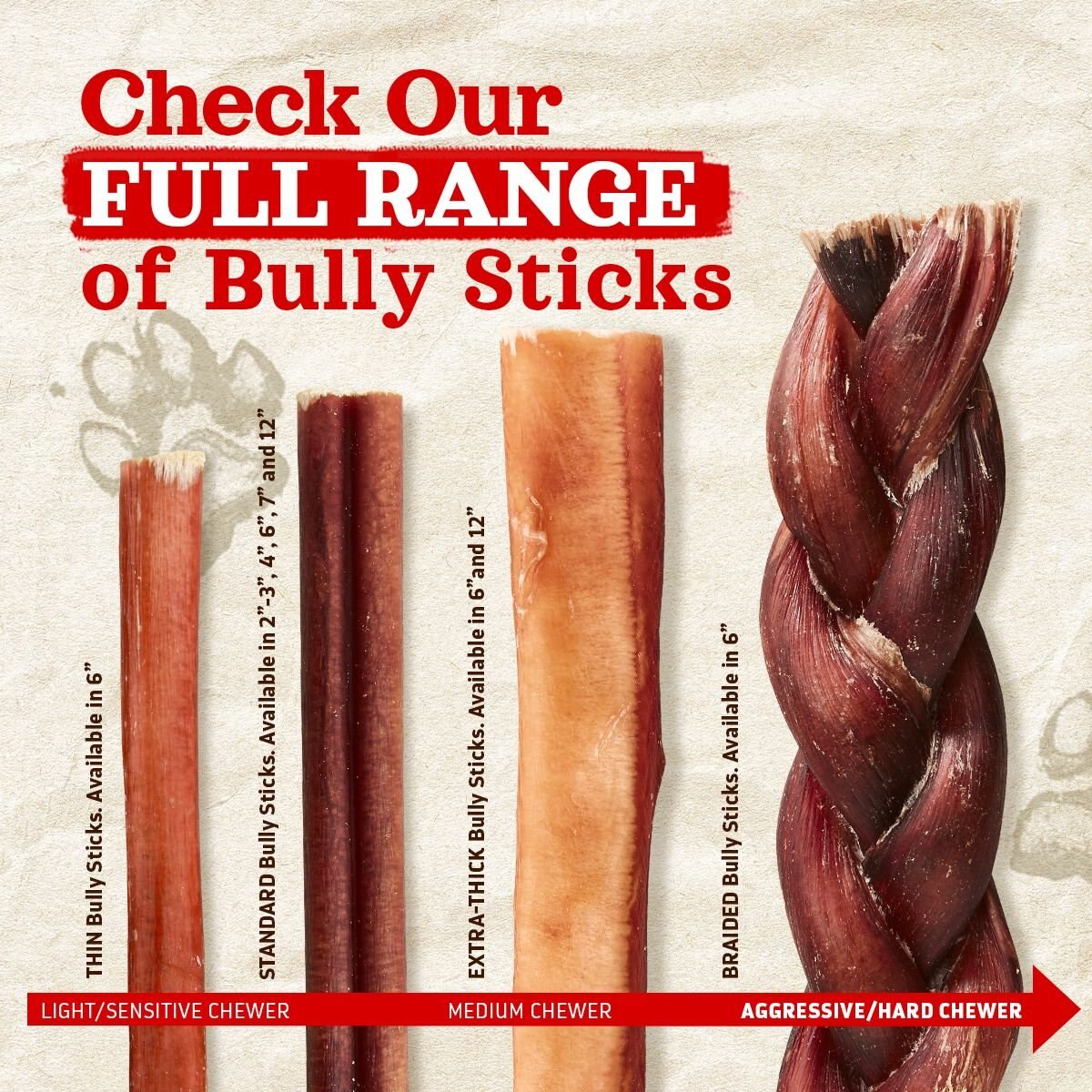 NATURAL FARM Beef Bully Sticks Dog Treats, 6-in, 25 count - Chewy.com