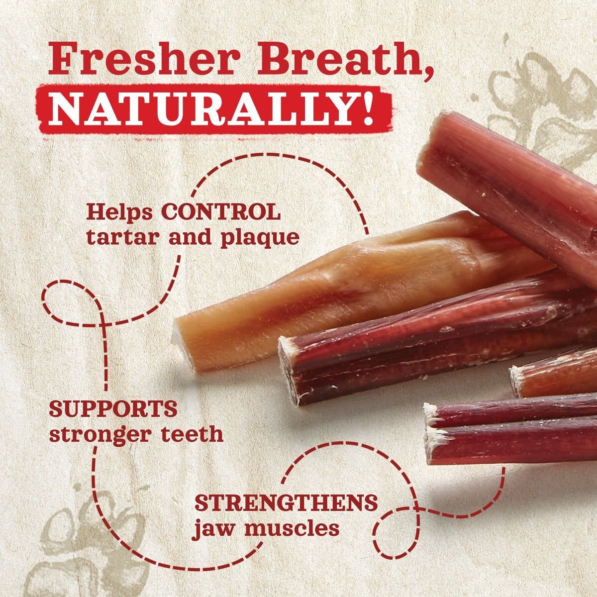 NATURAL FARM Beef Bully Sticks Dog Treats, 7-in, 20 count - Chewy.com