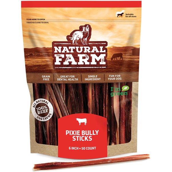 NATURE GNAWS 5 to 6-in Extra Thin Pork Bully Sticks Dog Chew Treats, 50 ...