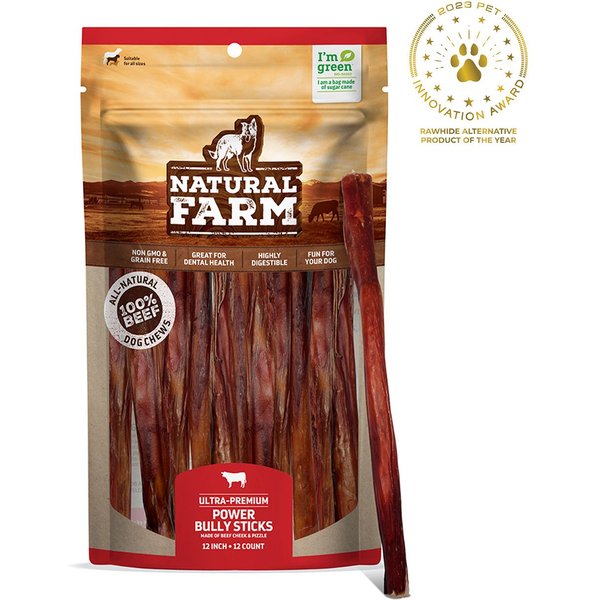 Out of Stock - DOWNTOWN PET SUPPLY 12" Premium Bully Stick Dog Treats ...
