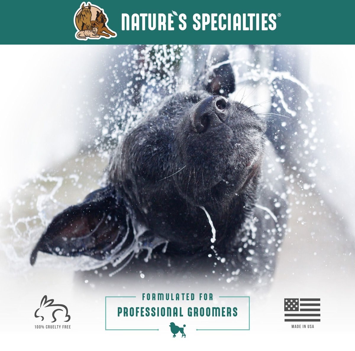 NATURE'S SPECIALTIES Lav-N-Derm Calming Antiseptic Dog Shampoo, 32-fl ...
