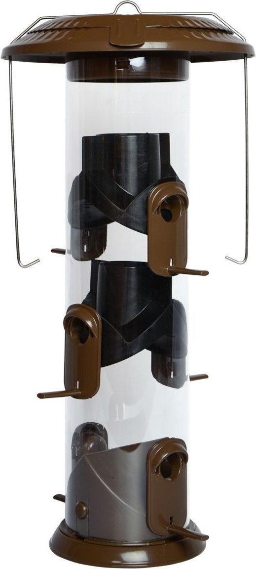 NATURES WAY BIRD PRODUCTS Wide Deluxe Funnel Flip Top Bird Feeder ...