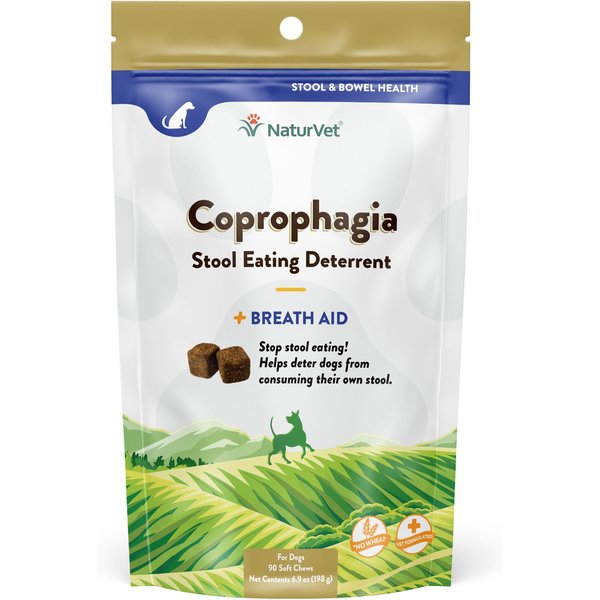 TRUE TAILS No Poo Bacon Flavored Coprophagia Supplement for Dogs, 120 ...