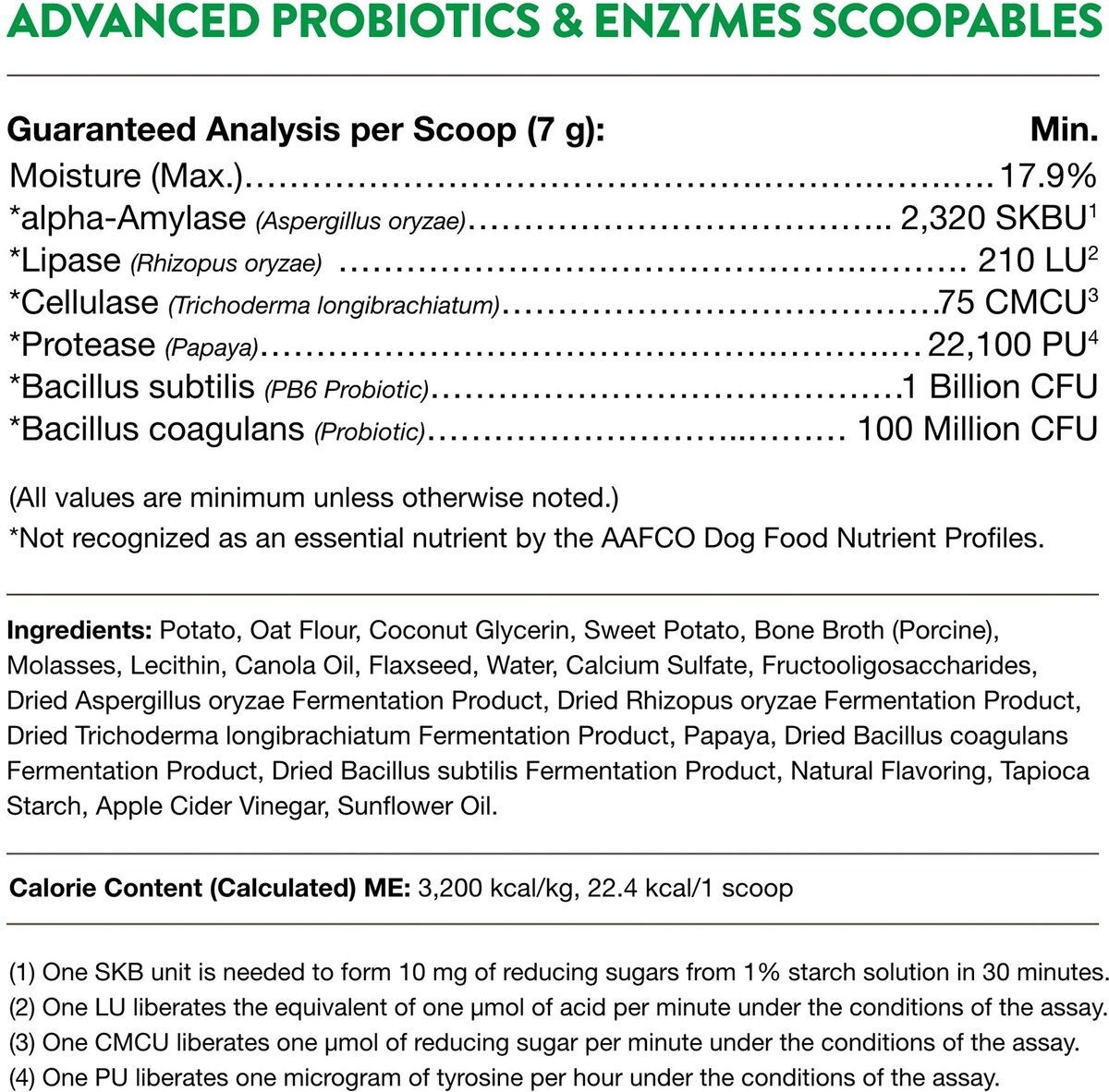 NATURVET Scoopables Advanced Probiotics & Enzymes Dog Digestive ...