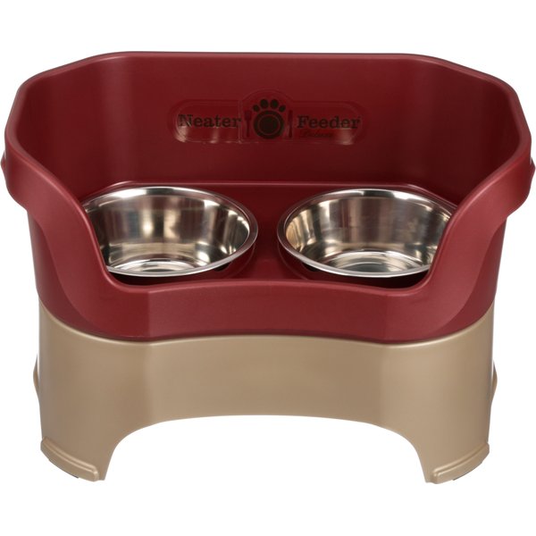 NEATER PETS Neater Feeder Deluxe Elevated & Mess-Proof Dog Bowls, 7-cup ...