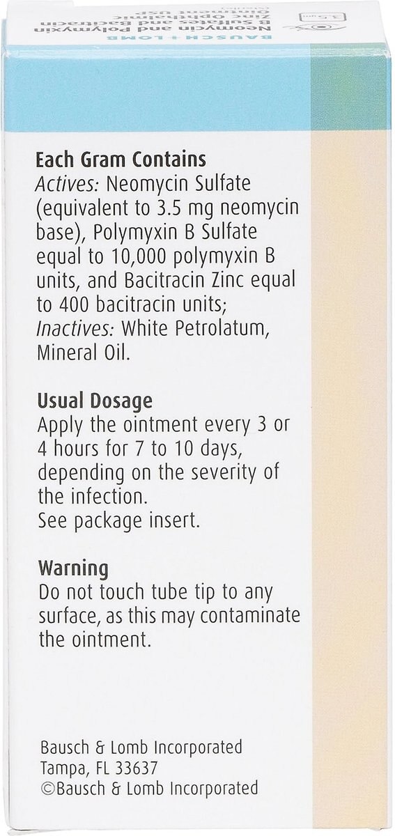 NEO-POLY-BAC (Generic) Ophthalmic Ointment for Dogs, Cats & Horses, 3.5 ...