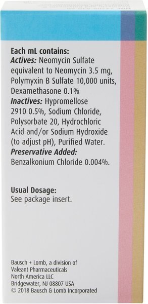NEO-POLY-DEX (Generic) Ophthalmic Suspension, 5-mL - Easy Refills ...