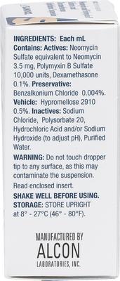 NEO-POLY-DEX (Generic) Ophthalmic Suspension, 5-mL - Easy Refills ...