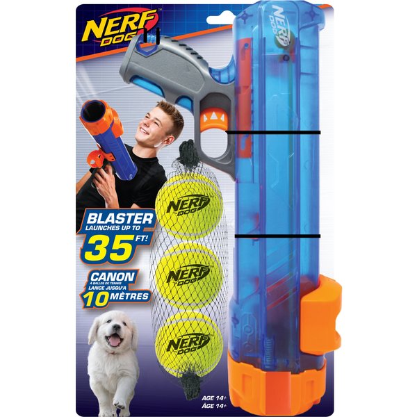 Out of Stock - NERF DOG Blaster with Tennis Balls Dog Toy Kit, 20-in ...