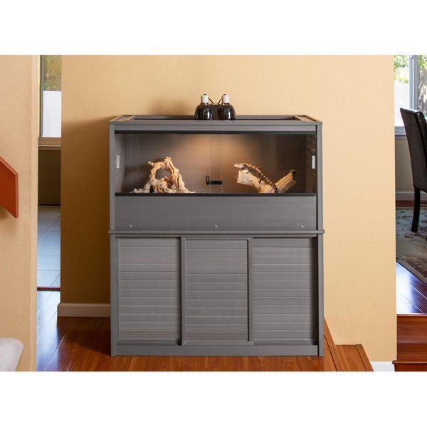 NEW AGE PET ECOFLEX Mojave Reptile Habitat, Grey, 48-in - Chewy.com