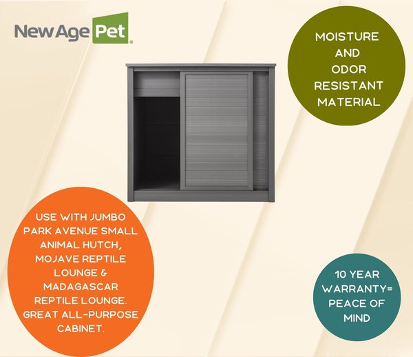 NEW AGE PET ECOFLEX Reptile Habitat Versa Stand, Grey, 30-in - Chewy.com