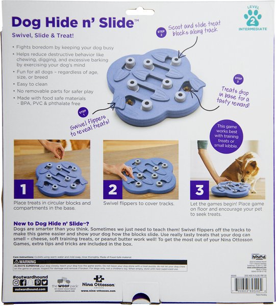 NINA OTTOSSON BY OUTWARD HOUND Dog Hide N Slide Dog Toy, Purple - Chewy.com