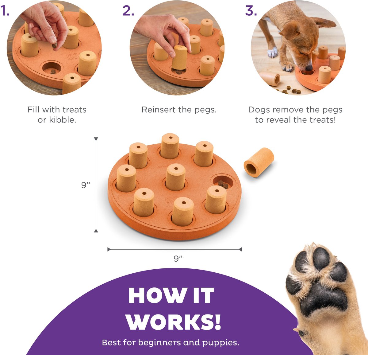 NINA OTTOSSON BY OUTWARD HOUND Dog Smart Composite Dog Toy - Chewy.com