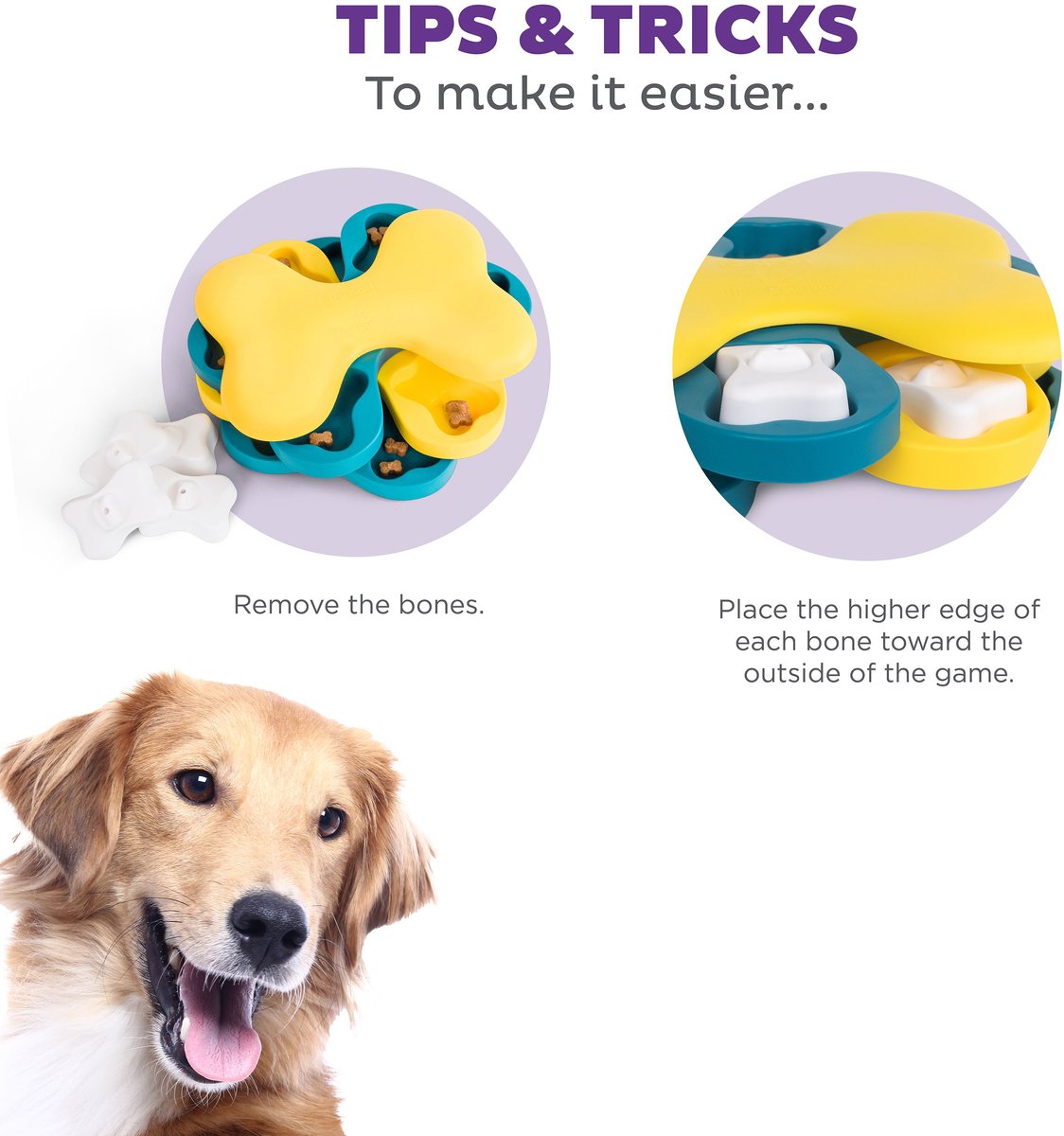 NINA OTTOSSON BY OUTWARD HOUND Tornado Puzzle Game Dog Toy, Yellow - Chewy.com