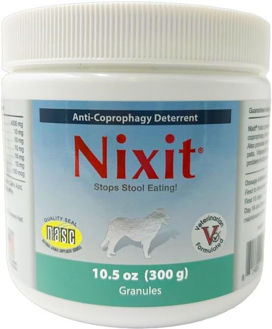 NIXIT Powder Coprophagia Supplement for Dogs, 10.5-oz jar - Chewy.com