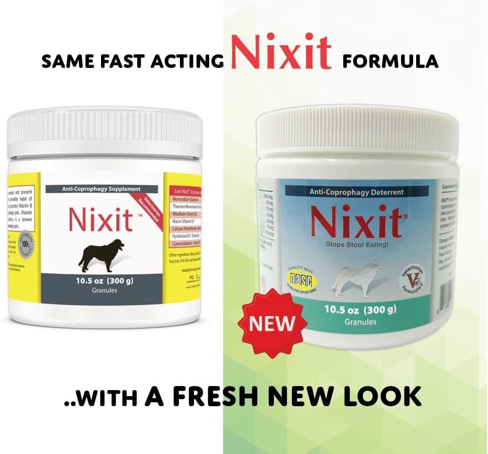 NIXIT Powder Coprophagia Supplement for Dogs, 10.5-oz jar - Chewy.com