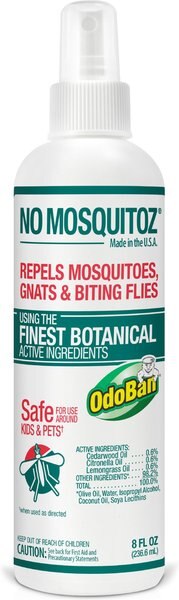 NO NATZ No Mosquitoz Dog Bug Repellant Spray, 8-fl oz botle - Chewy.com