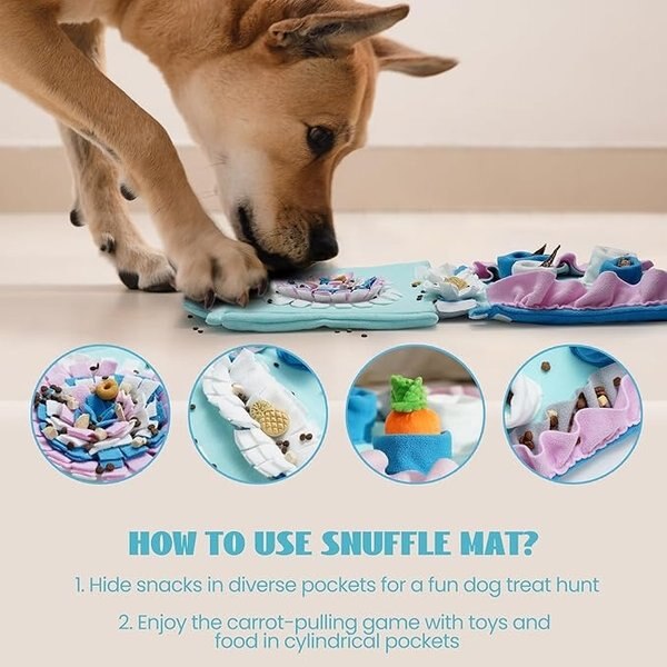 NOCCIOLA Birthday Snuffle Mat Squeaky Plush Puppy Toy - Chewy.com