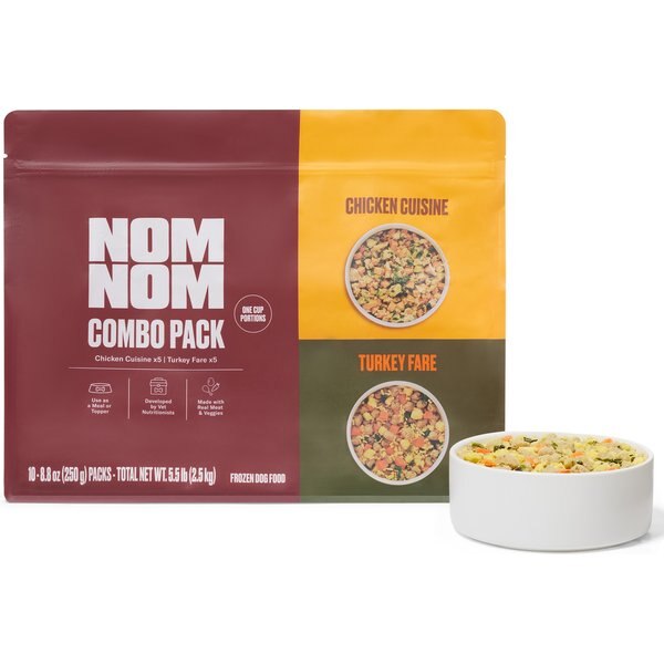 NOM NOM Freshly-Made Adult Grain-Free Combo Turkey Fare & Chicken ...