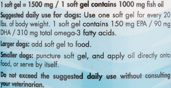 NORDIC NATURALS Omega-3 Pet Softgels Supplement for Dogs, 180 count ...