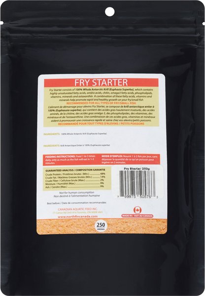 Discontinued - NORTHFIN Fry Starter Formula 250 Microns Slow Sinking ...
