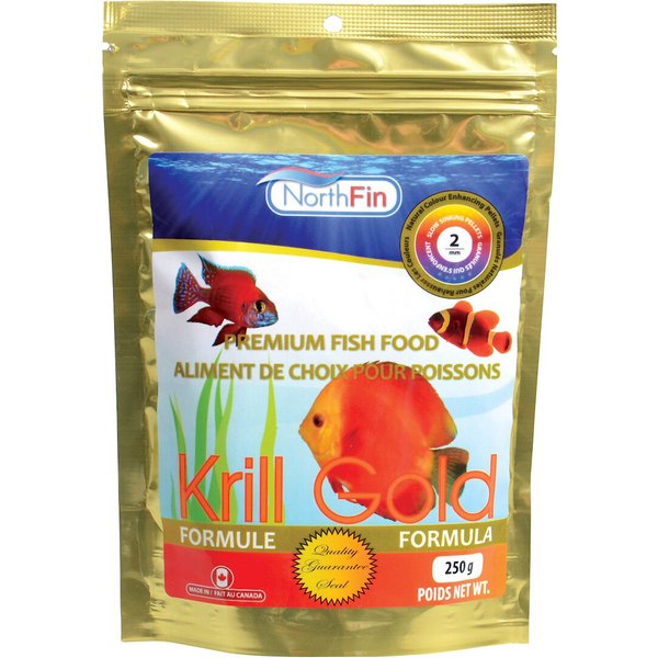 NORTHFIN Krill Pro 1 mm Sinking Pellets Fish Food, 250-g bag - Chewy.com