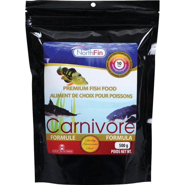 NORTHFIN Mass Carnivore Formula 10 mm Sinking Pellets Fish Food, 500-g ...