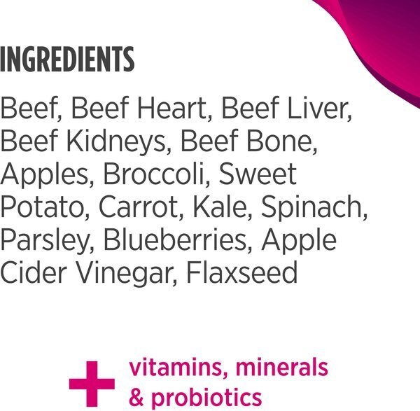 NULO Freestyle Beef Recipe with Apples Grain-Free Freeze-Dried Raw Dog ...