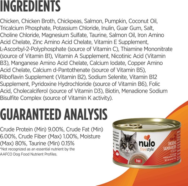 NULO Grain-Free Variety Pack Pate Wet Canned Food for Cats & Kittens, 2 ...