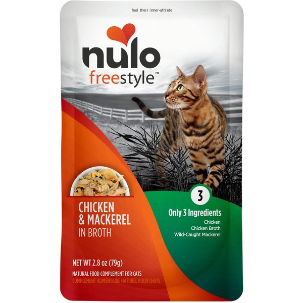 NULO FreeStyle Chicken & Mackerel in Broth Grain-Free Wet Cat Food ...