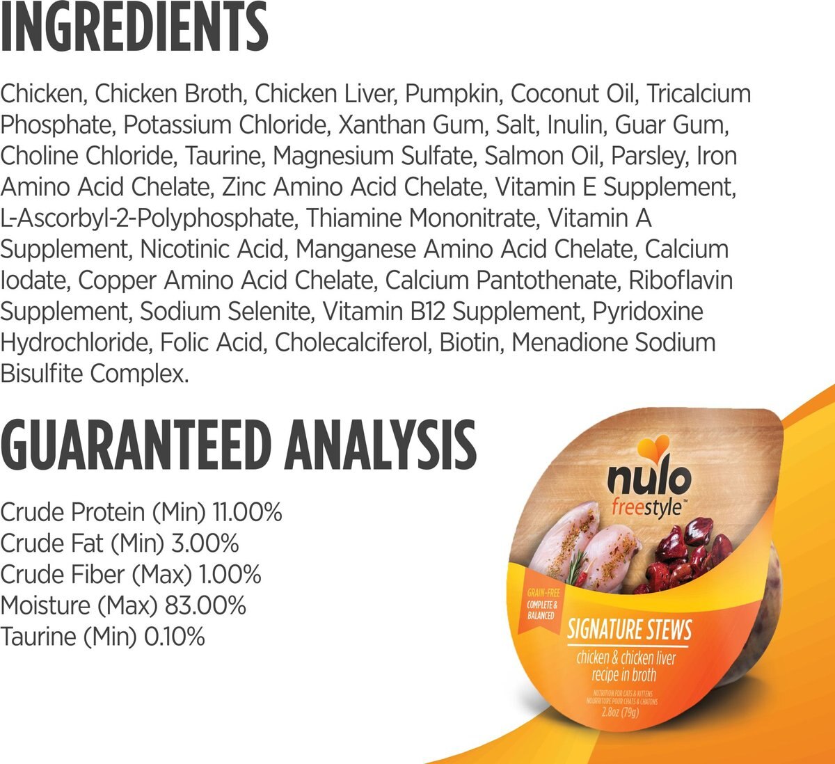 NULO FreeStyle Signature Stews Cat & Kitten Grain-Free Variety Pack Cat ...