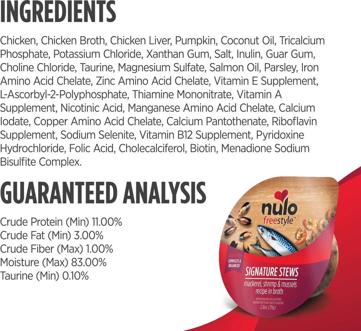 NULO FreeStyle Signature Stews Cat & Kitten Grain-Free Variety Pack Cat ...
