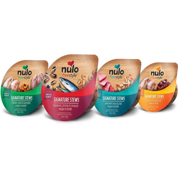 NULO FreeStyle Signature Stews Cat & Kitten Grain-Free Variety Pack Cat ...