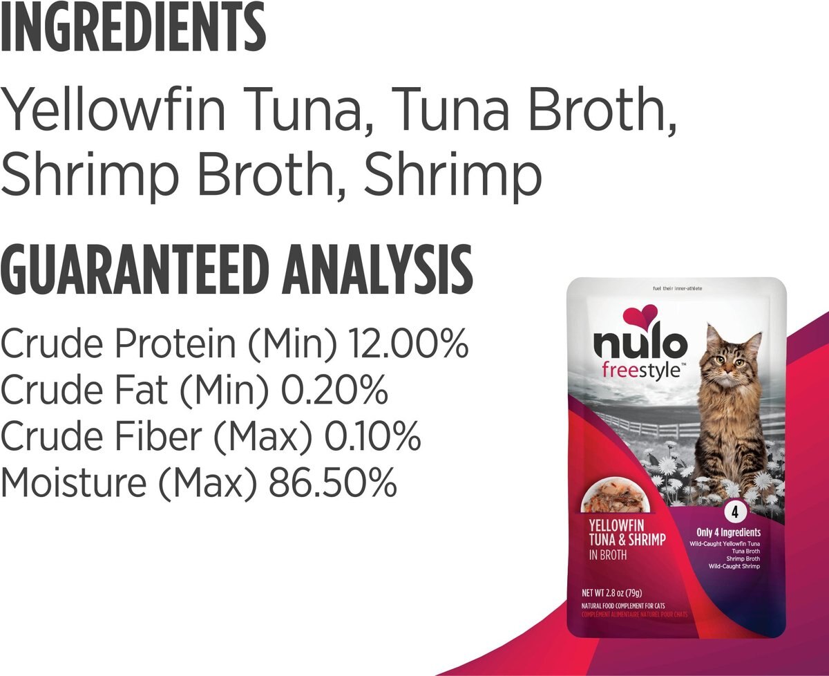 NULO FreeStyle Variety Pack Cat Food Topper, 2.8-oz, case of 6 - Chewy.com