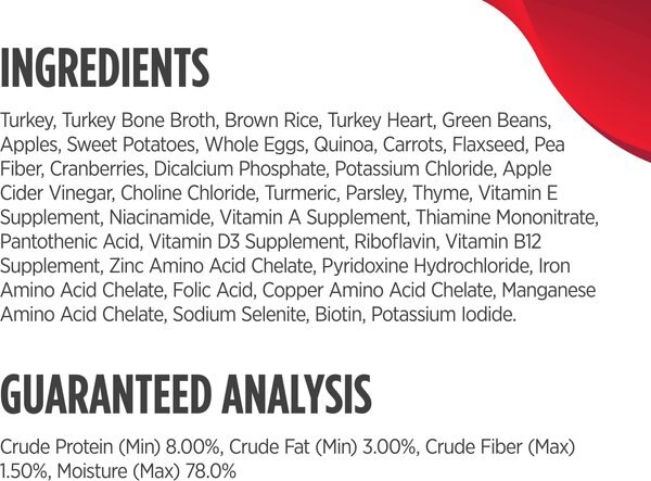 NULO Gently-Cooked Meals Turkey & Green Beans Recipe Wet Dog Food, 9-oz ...