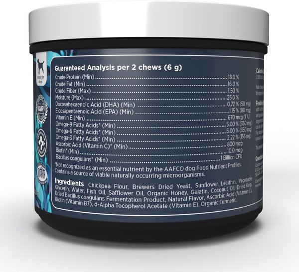 NULO Functional Omega-9 Coconut Flavored Soft Chews Skin & Coat ...