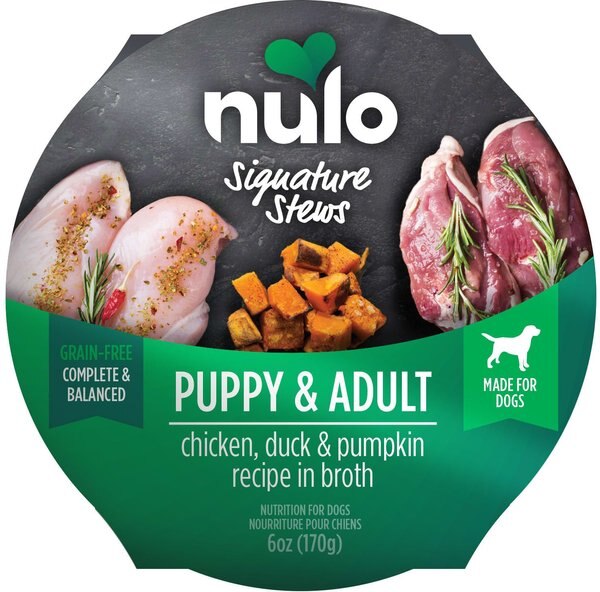 NULO Signature Stews Grain-Free Chicken, Duck & Pumpkin in Broth Wet ...
