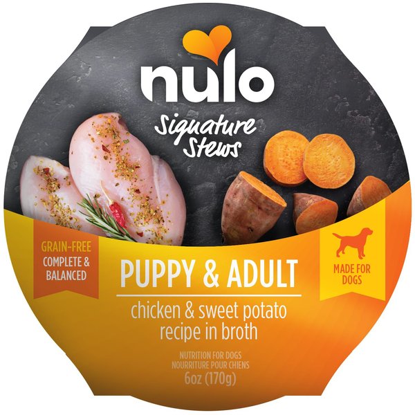 NULO Signature Stews Grain-Free Chicken & Sweet Potato in Broth Wet Dog ...