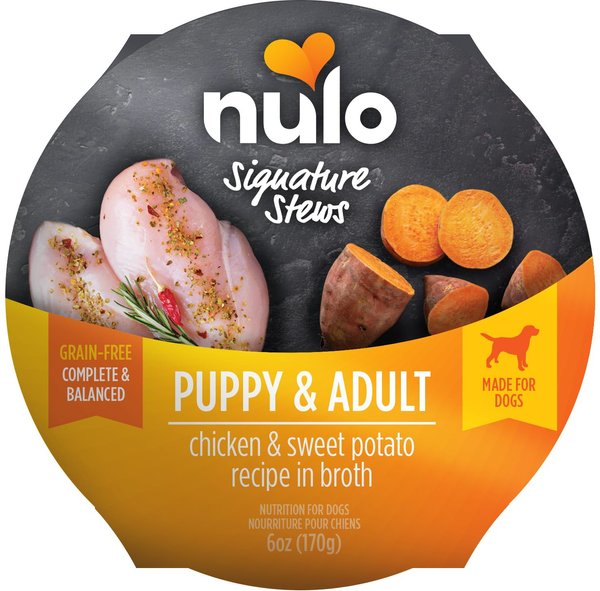 NULO Signature Stews Grain-Free Chicken & Sweet Potato in Broth Wet Dog ...