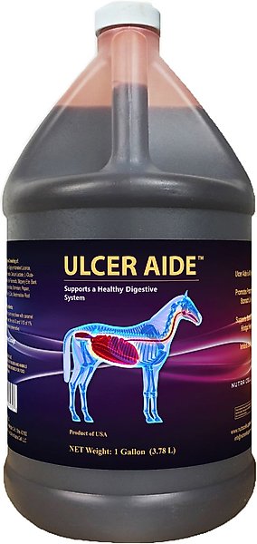 NUTRA CELL LABS Ulcer Aide Liquid Horse Supplement, 1-gal bottle ...