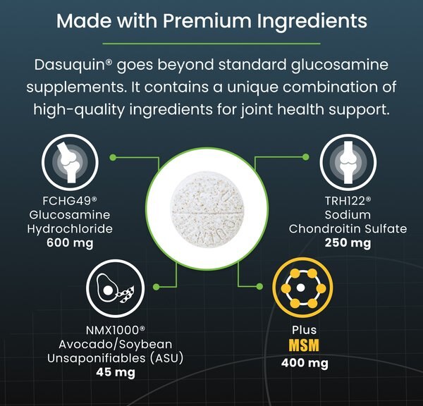 NUTRAMAX Dasuquin Hip & Joint with MSM Chewable Tablets Joint ...