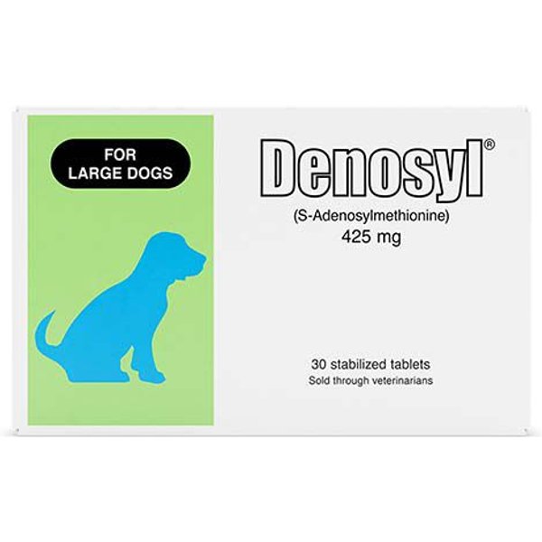 NUTRAMAX Denosyl Tablets Liver & Brain Supplement for Large Dogs, 30 ...