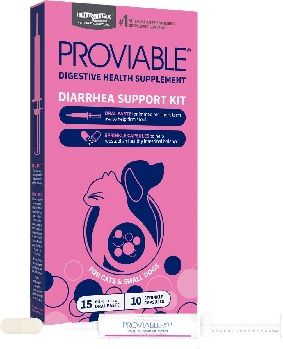 NUTRAMAX Proviable Probiotics & Prebiotics Digestive Health Supplement ...
