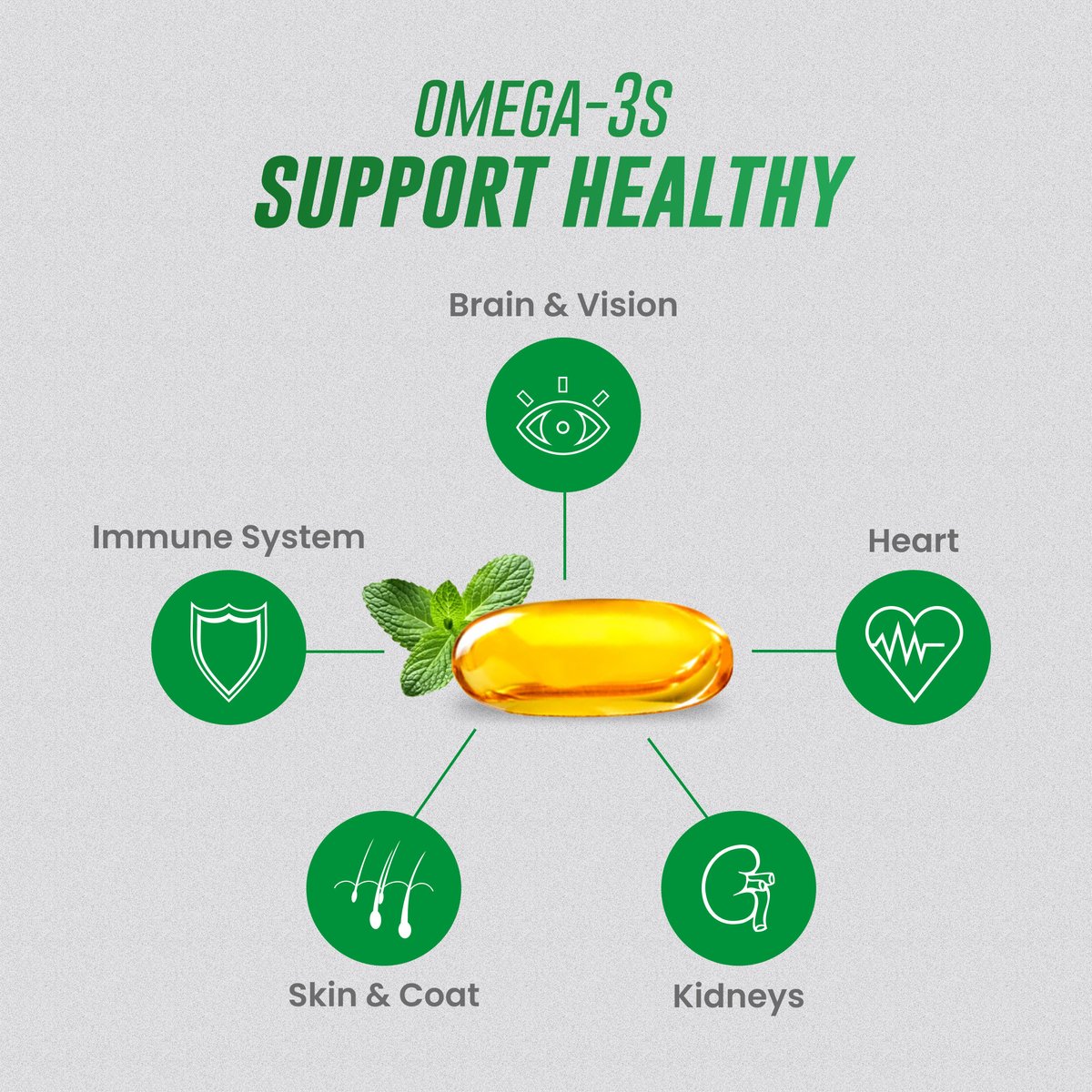 NUTRAMAX Welactin Omega-3 Fish Oil Skin Liquid Softgels Skin & Coat ...