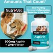 NUTRI-VET Aspirin Medication for Pain for Medium & Large Breed Dogs, 75 count - Chewy.com