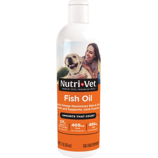 NATURE'S DIET Norwegian Salmon Oil Natural Omega-3 Liquid Skin & Coat ...