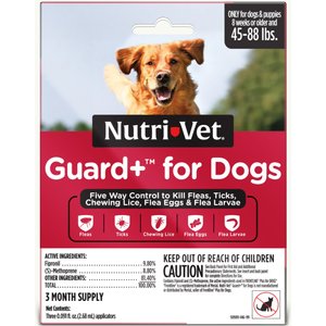 Out of Stock - NUTRI-VET Guard Plus Flea & Tick Treatment for Medium ...
